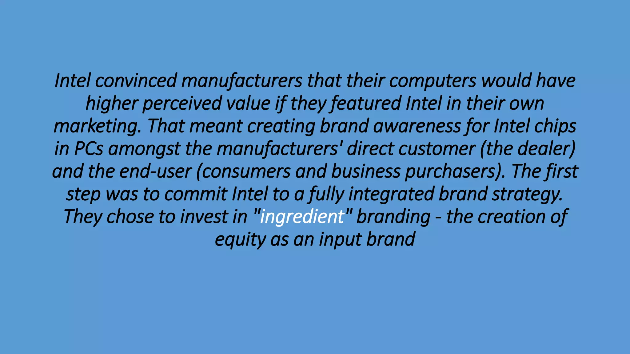 Intel SWOT analysis | PPTX