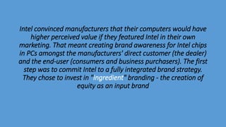 Intel SWOT analysis | PPTX