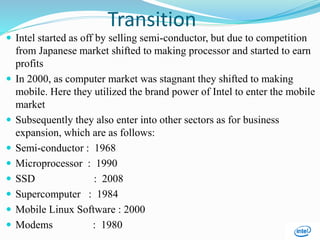 Intel Company | PPTX