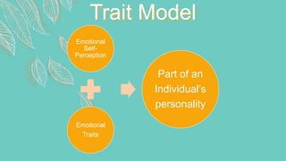 Emotional intelligence and it's models | PPTX