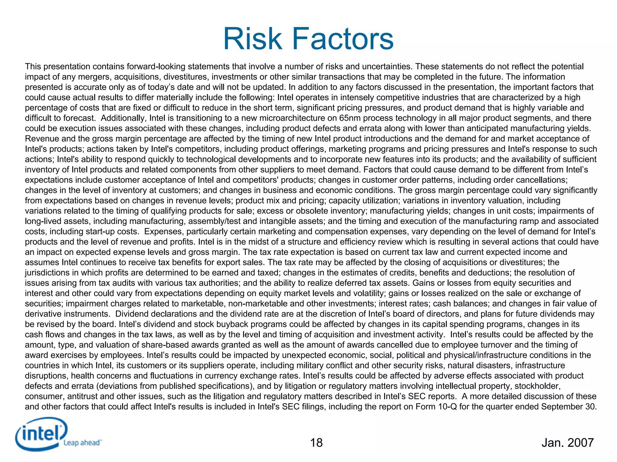 Intel 45nm high-k metal-gate press release | PDF