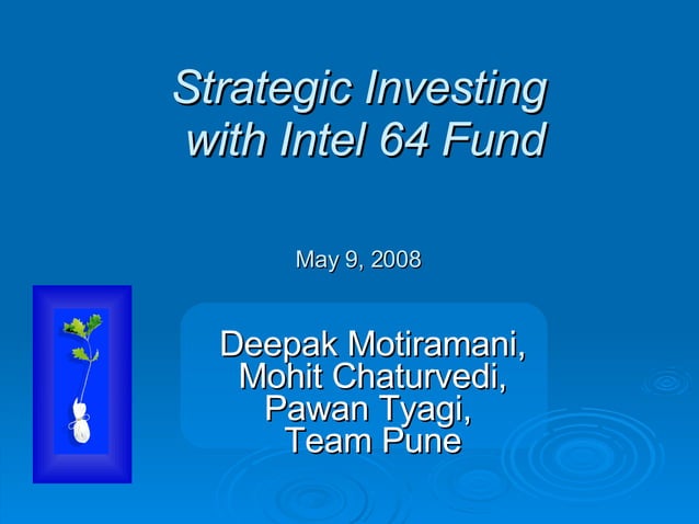 Intel 64 Fund Case Study | PPT