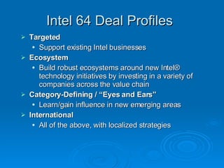 Intel 64 Fund Case Study | PPT