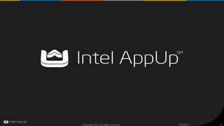 Intel AppUp Webinar Italiano General Information | PPTX | Shareware and ...