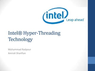 Intel® hyper threading technology | PPTX