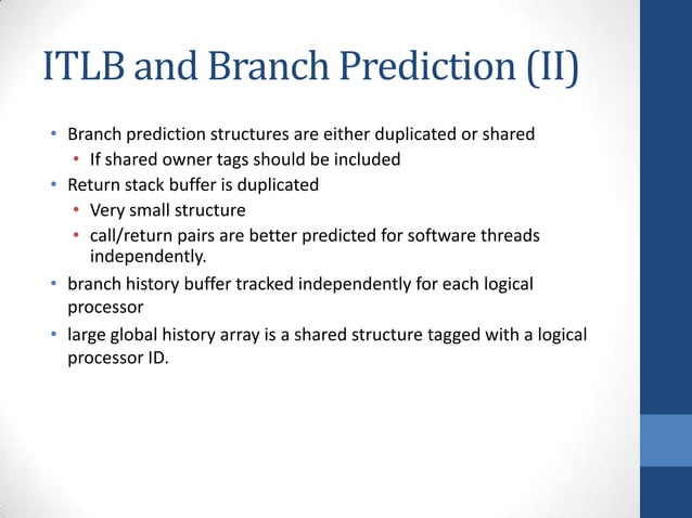 Intel® hyper threading technology | PPTX