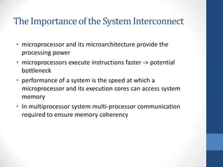 Intel® quick path architecture without video | PPT