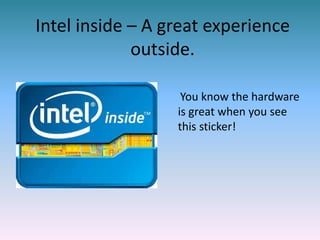 Intel case study | PPTX