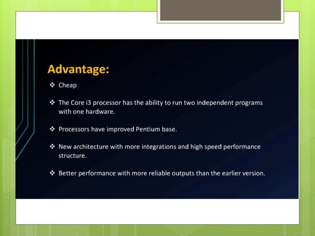 Intel core-i3-processors | PPTX | Desktops | Computing