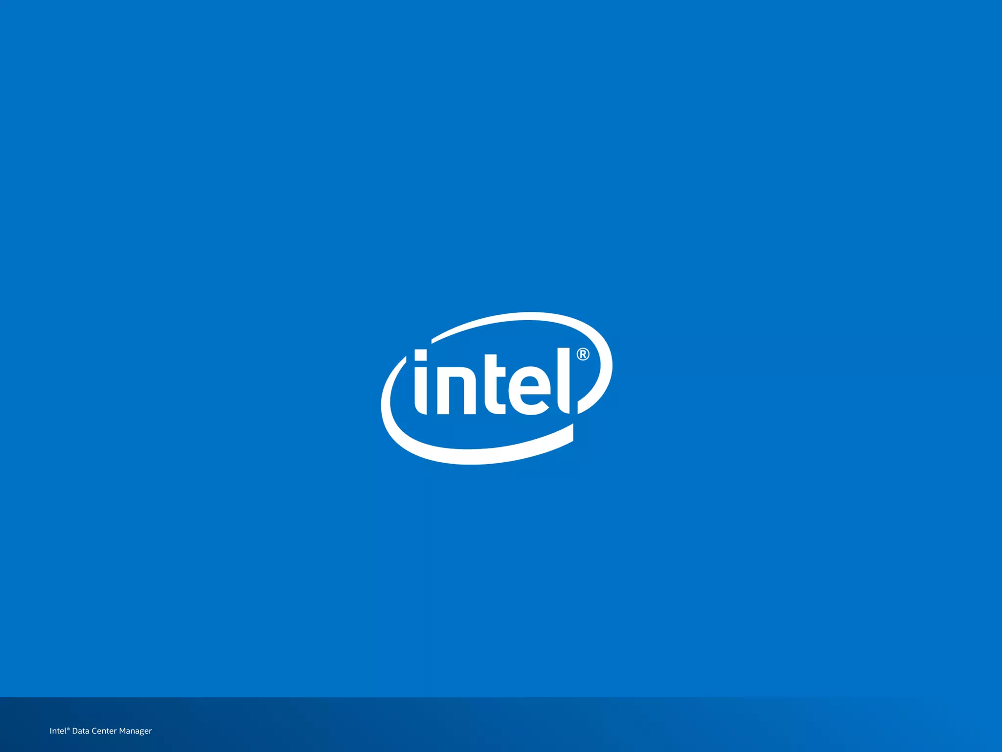 Intel Data Center Manager | PDF