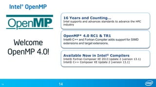 Scale Up Performance with Intel® Development | PPT