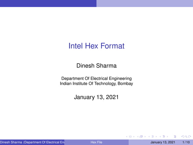 Intel Hex Format | PDF | Computing | Technology & Computing