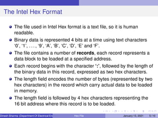 Intel Hex Format | PDF