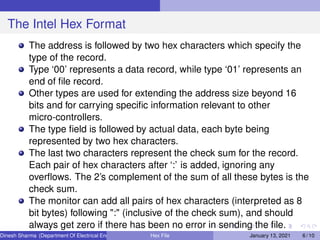 Intel Hex Format | PDF