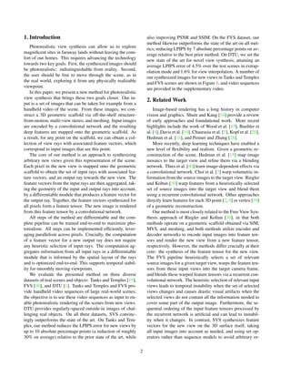 Intel, Intelligent Systems Lab: Syable View Synthesis Whitepaper | PDF