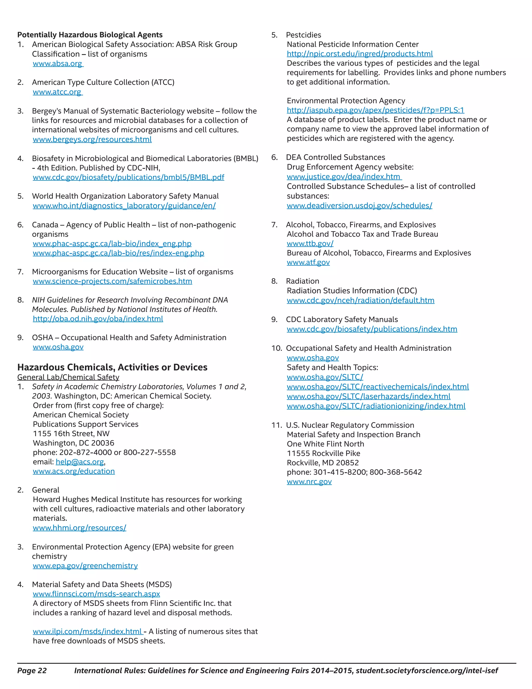 Intel isef-intl-rules-and-guidelines-2015-final-v1-7-2015 with-forms | PDF