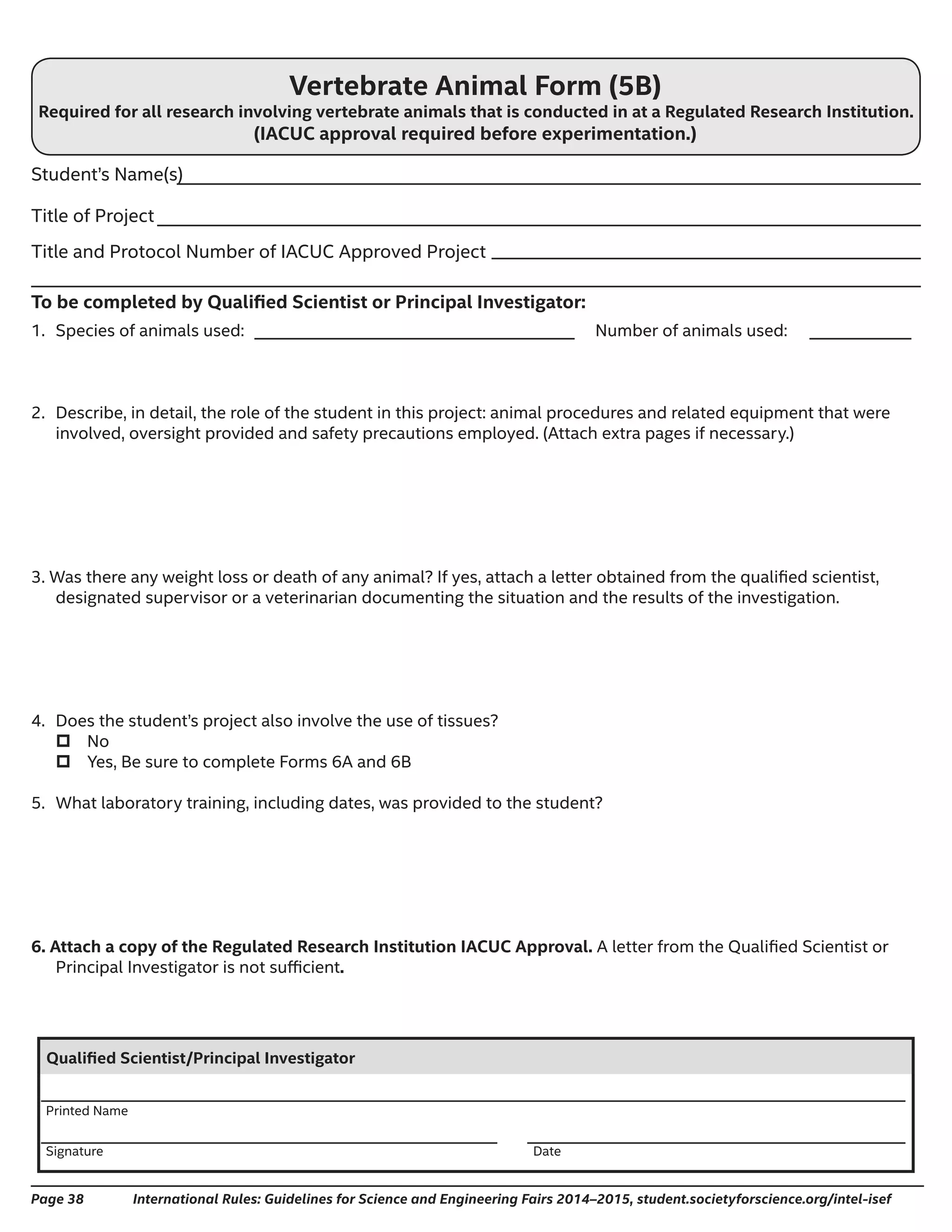 Intel isef-intl-rules-and-guidelines-2015-final-v1-7-2015 with-forms | PDF