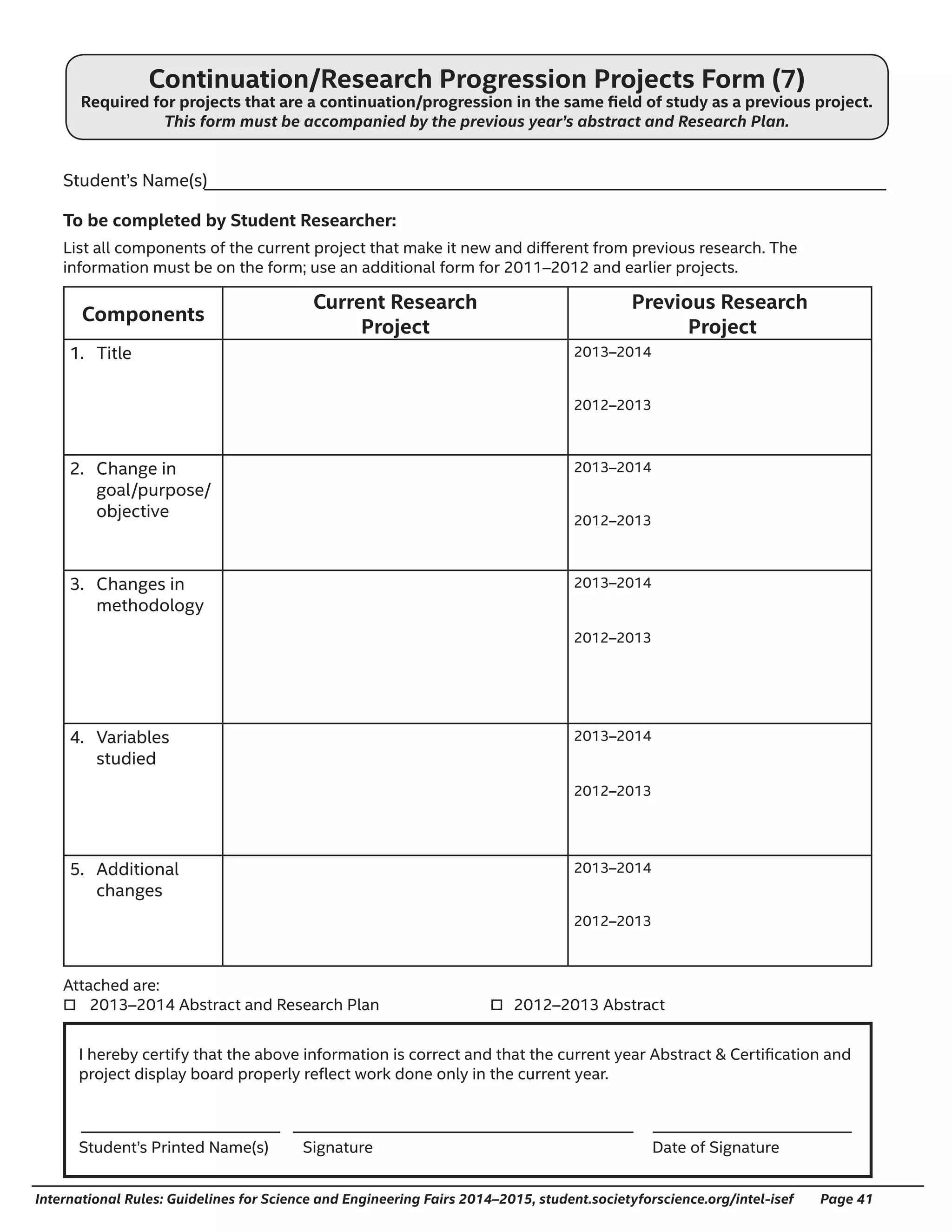 Intel isef-intl-rules-and-guidelines-2015-final-v1-7-2015 with-forms | PDF