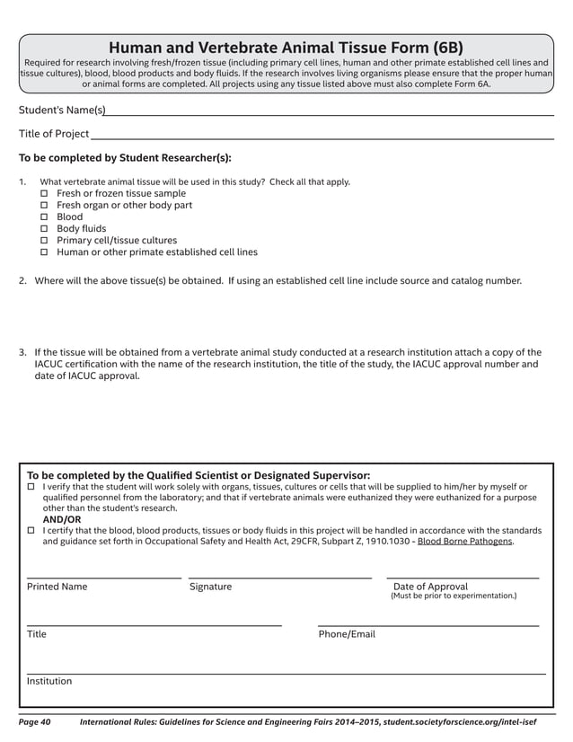 Intel isef-intl-rules-and-guidelines-2015-final-v1-7-2015 with-forms | PDF