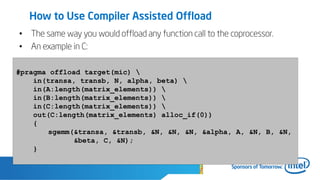 Unleash performance through parallelism - Intel® Math Kernel Library | PPT