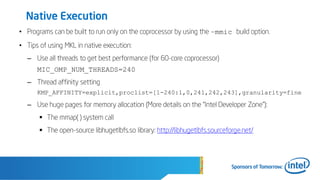 Unleash performance through parallelism - Intel® Math Kernel Library | PPT