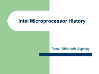 Intel microprocessor history | PPT