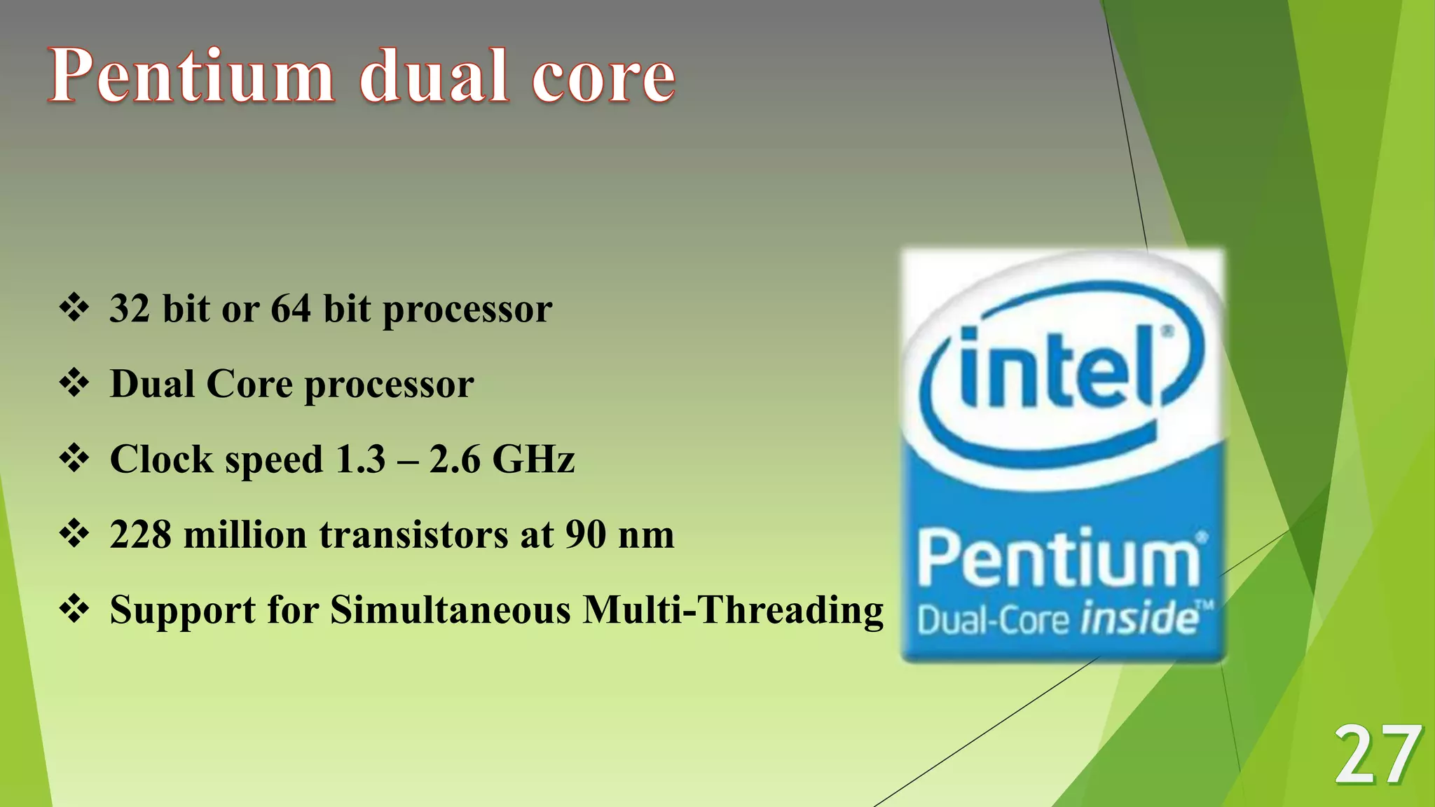 Intel processors(history - products) | PPTX