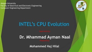 Intel processors(history - products) | PPT