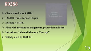 Intel processors(history - products) | PPT