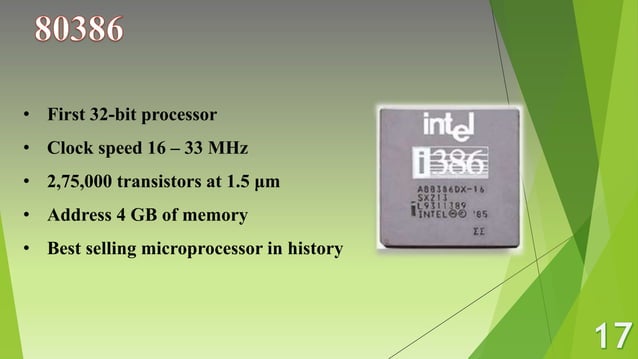 Intel processors(history - products) | PPT