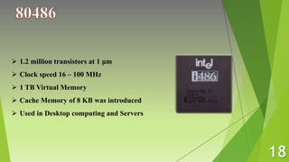 Intel processors(history - products) | PPT