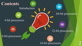 Intel processors(history - products) | PPT