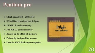 Intel processors(history - products) | PPT