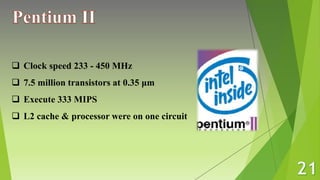 Intel processors(history - products) | PPT