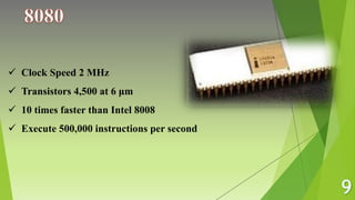 Intel processors(history - products) | PPT