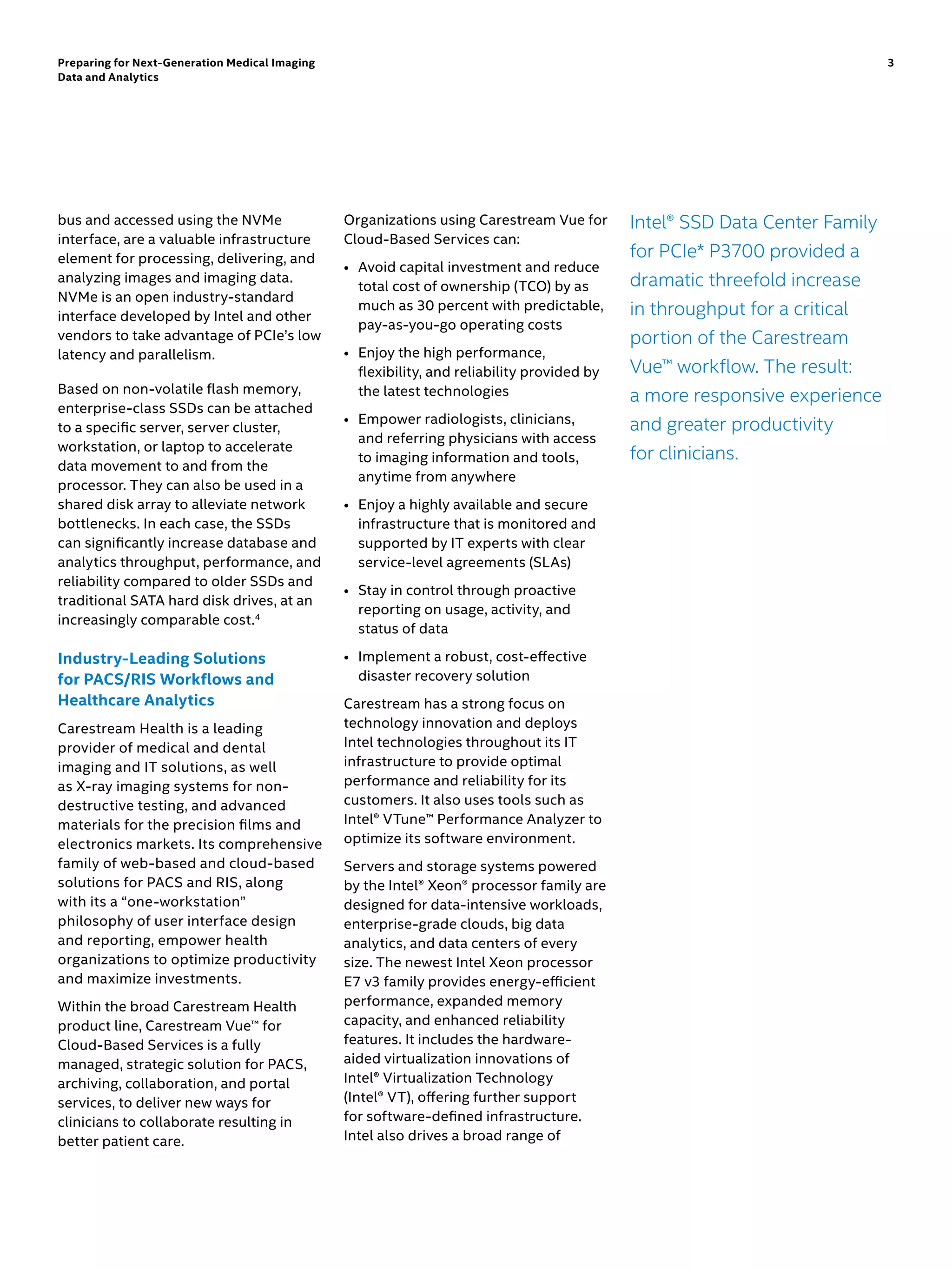 Intel next-generation-medical-imaging-data-and-analytics | PDF | Cloud Computing | Internet