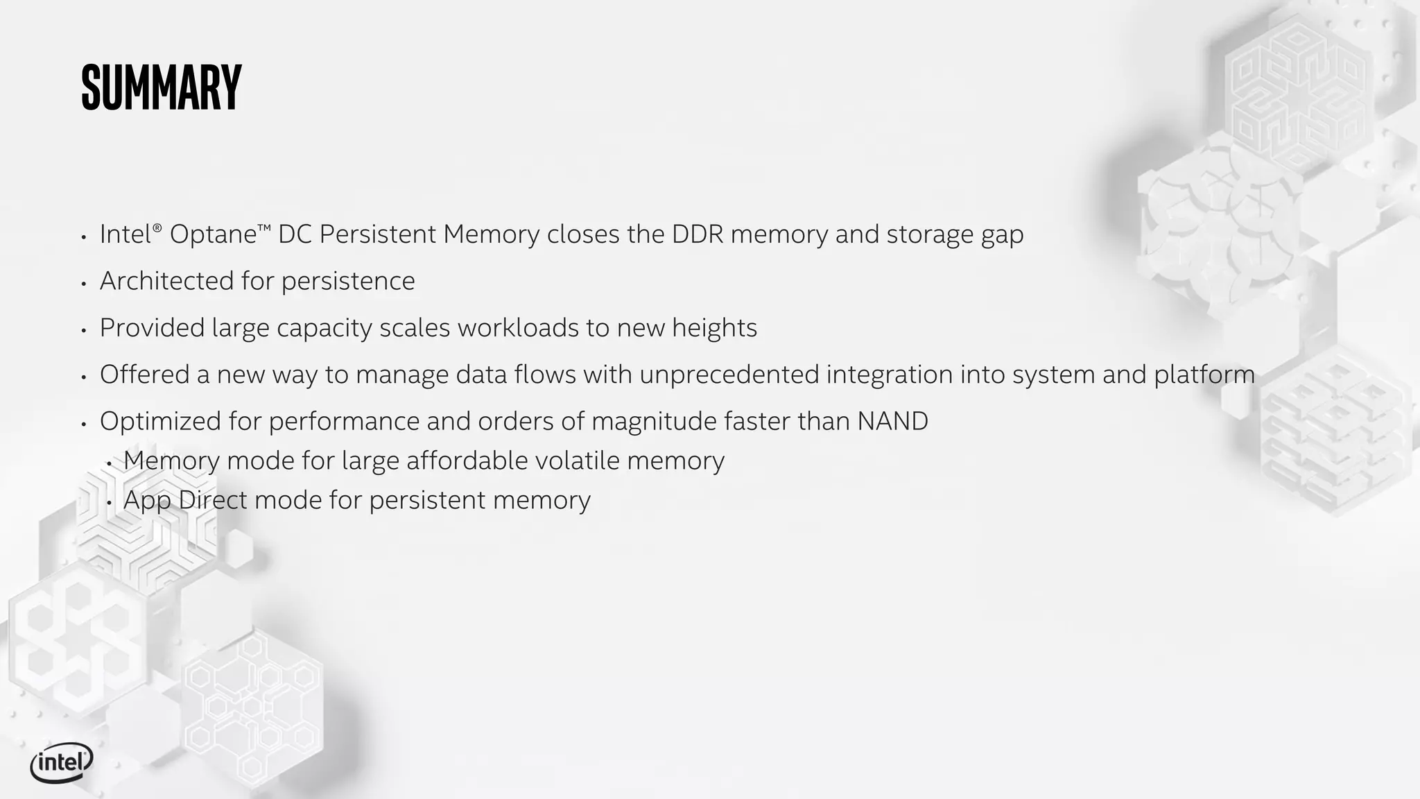 Intel Optane Data Center Persistent Memory | PDF