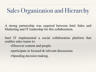 Sales & Distribution Management: Case Study of Intel Incorporation | PPT