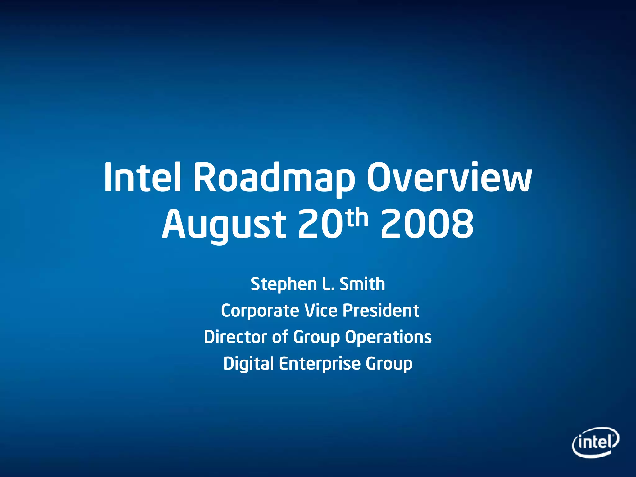 Intel Roadmap | PDF
