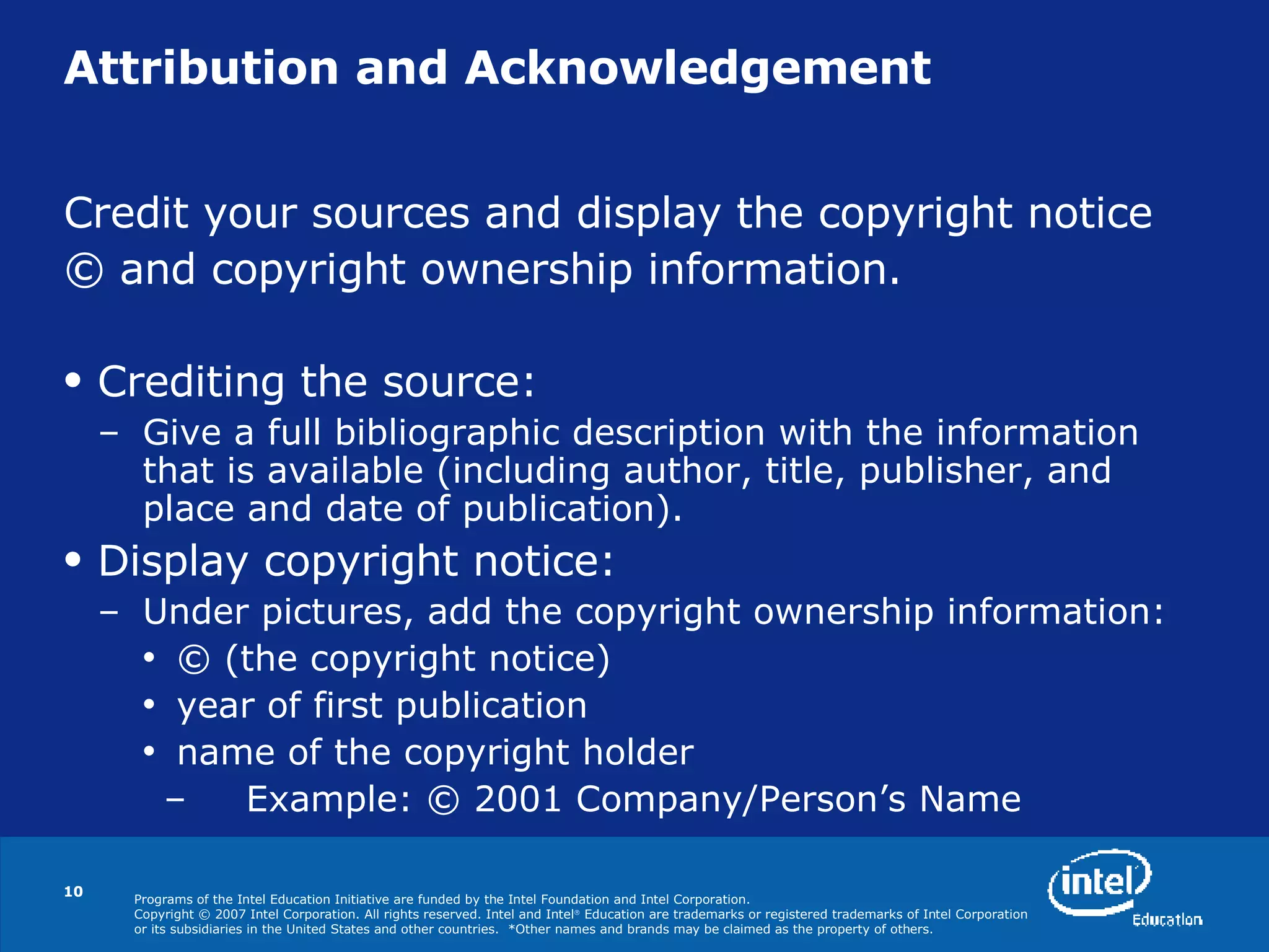 Intel S Copyright Chaos | PPT