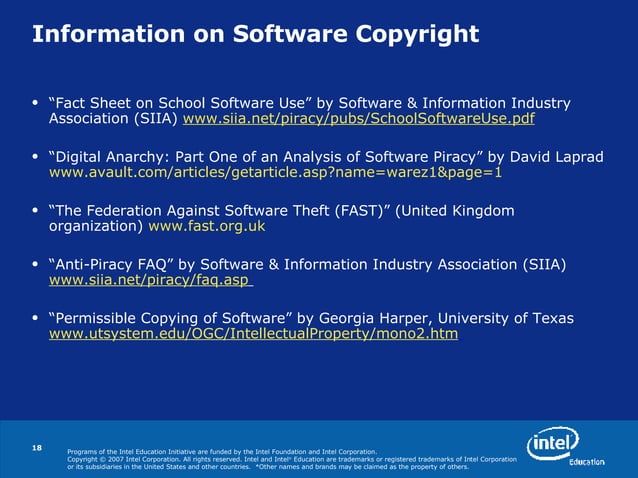 Intel S Copyright Chaos | PPT