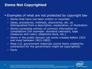 Intel S Copyright Chaos | PPT