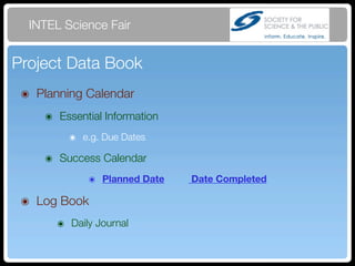 Intel Science Fair | PPT