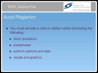 Intel Science Fair | KEY