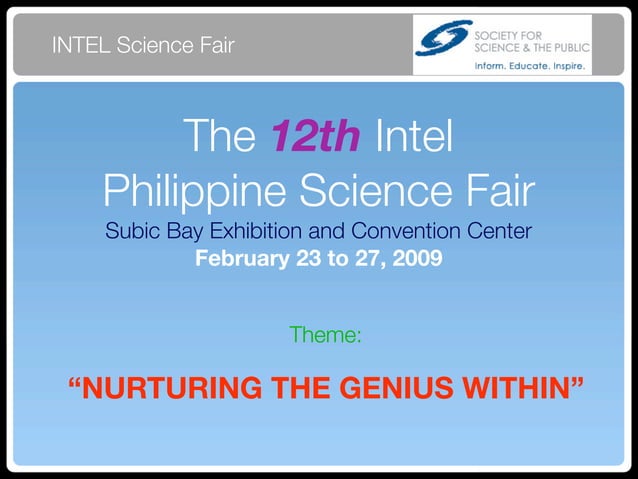 Intel Science Fair | PPT