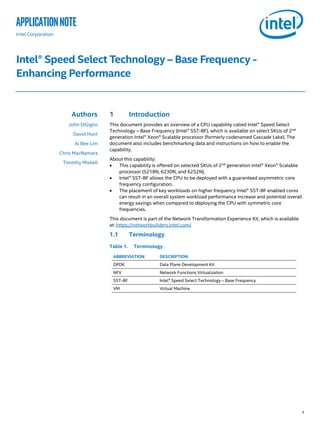 Intel speed-select-technology-base-frequency-enhancing-performance | PDF | Operating Systems ...
