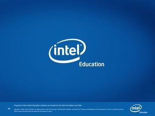 Intel Teach Overview | PPT | Education industry | Industries