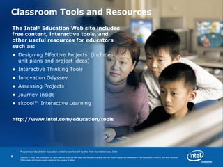 Intel Teach Overview | PPT | Education industry | Industries