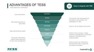 ControlPay Spot Shipment Solution | PPTX | Logistics | Business