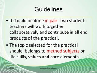 Computer Practical | PPT